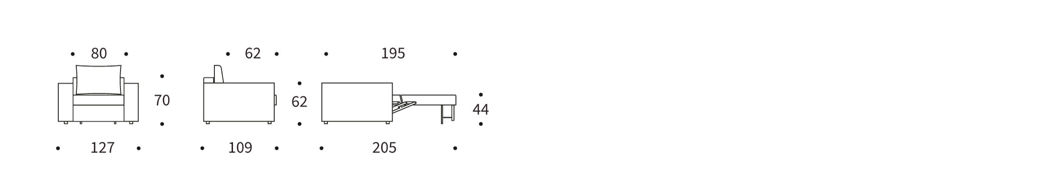 Neah Chair with Standard Arms